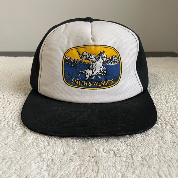 SMITH & WESSON | Accessories | Vintage Smith Wesson Graphic Mesh ...